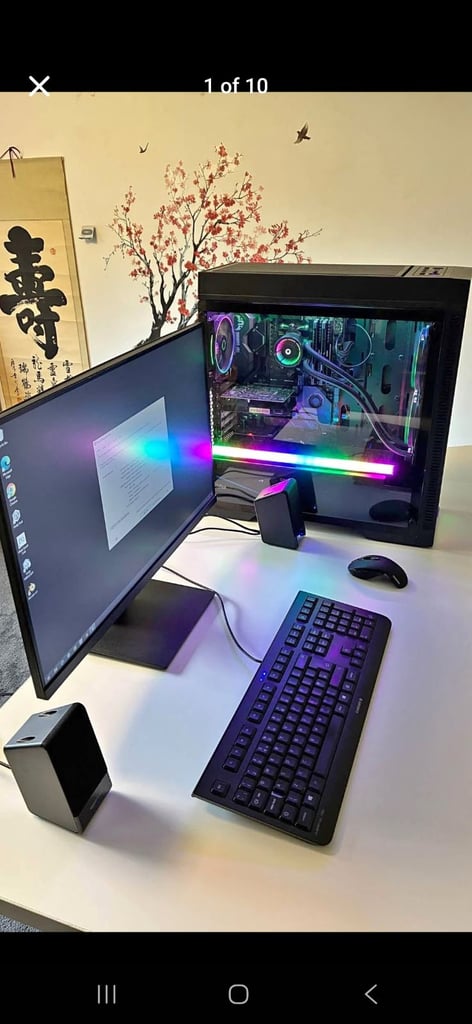Custom built desktop computer with Monitor collection Salhouse | in ...