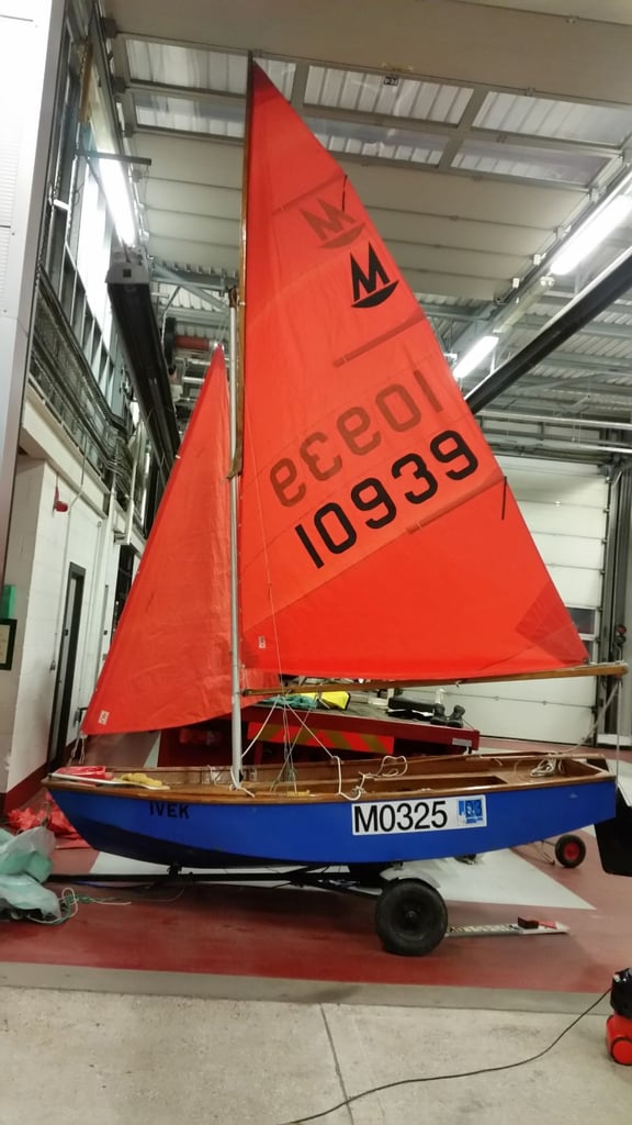 Mirror dinghy with road and launch trailers | in Newcastle, Tyne and ...