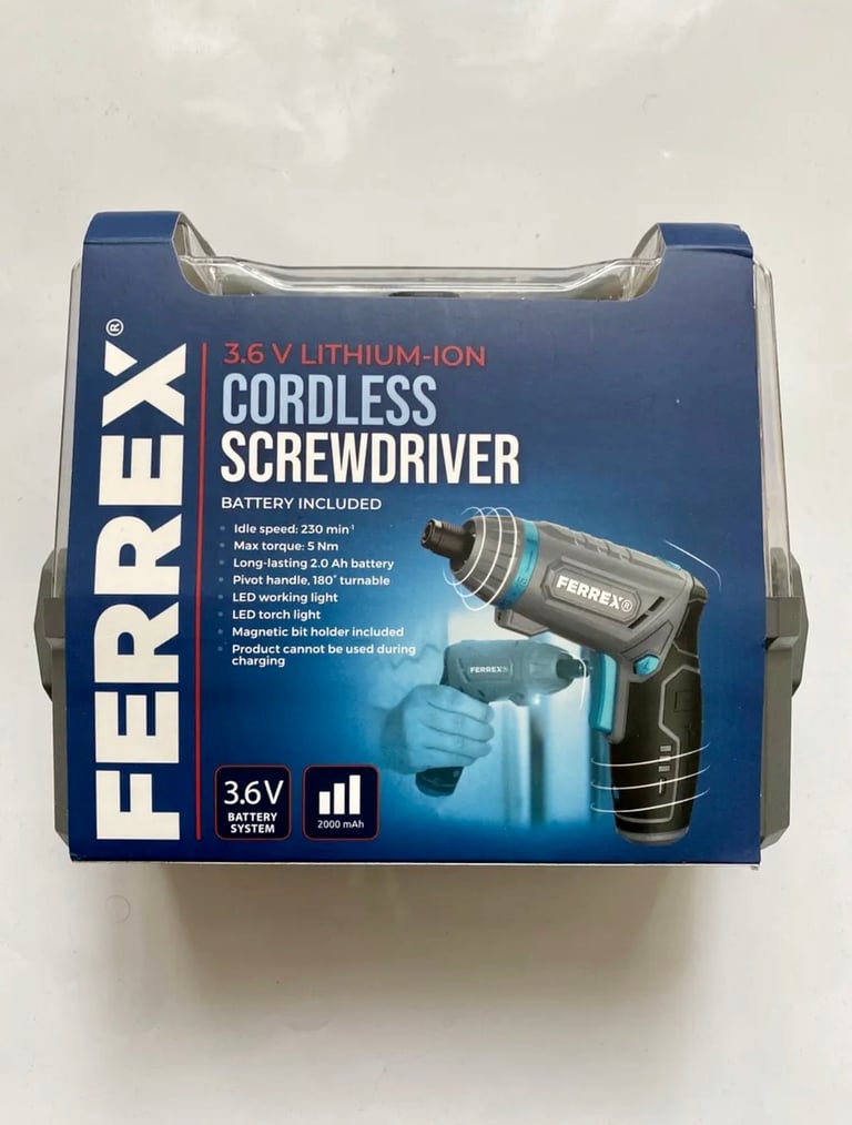 Ferrex 3.6 V LITHIUM Cordless Screwdriver TOOLS | in Bridgend | Gumtree