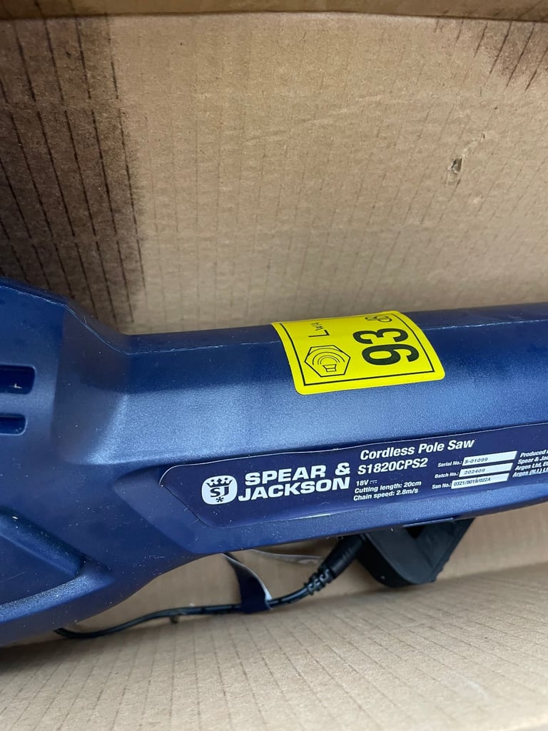 Spear & Jackson Cordless Pole Saw - ONLY USED ONCE | in Fairmilehead ...