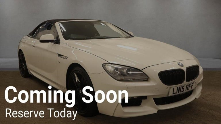 2015 BMW 6 Series 3.0 640d M Sport Auto Euro 5 (s/s) 2dr CONVERTIBLE Diesel Automatic | in Iver ...