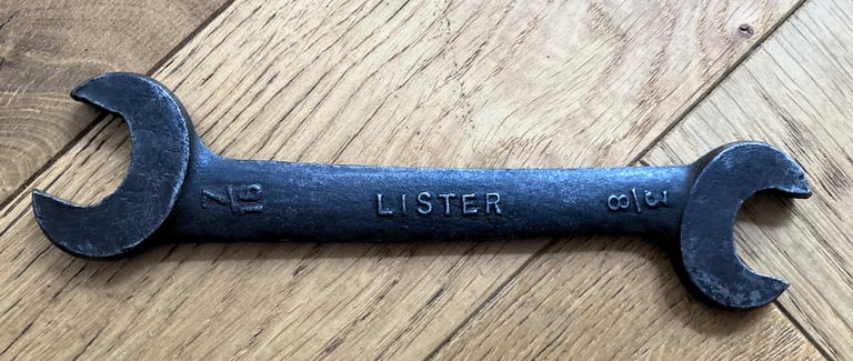 RARE LISTER STATIONARY ENGINE SPANNER WRENCH TOOL INDUSTRIAL ...