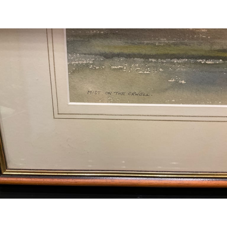 Richard J Cox Large Impressive Original Watercolour - Mist on the ...