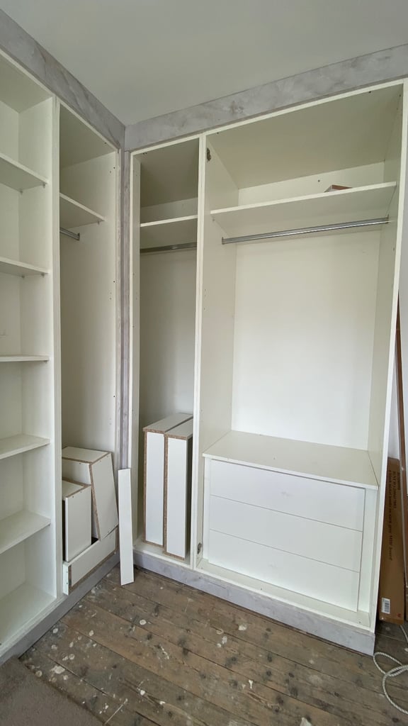 Brand new fitted wardrobe carcasses and plinths | in Newham, London ...