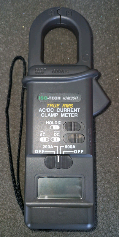 ISO-TECH CLAMP METER TRUE RMS 600A AC / DC ICM 36R (BRAND NEW) | in ...