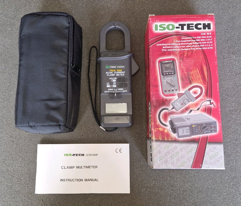 ISO-TECH CLAMP METER TRUE RMS 600A AC / DC ICM 36R (BRAND NEW) | in ...