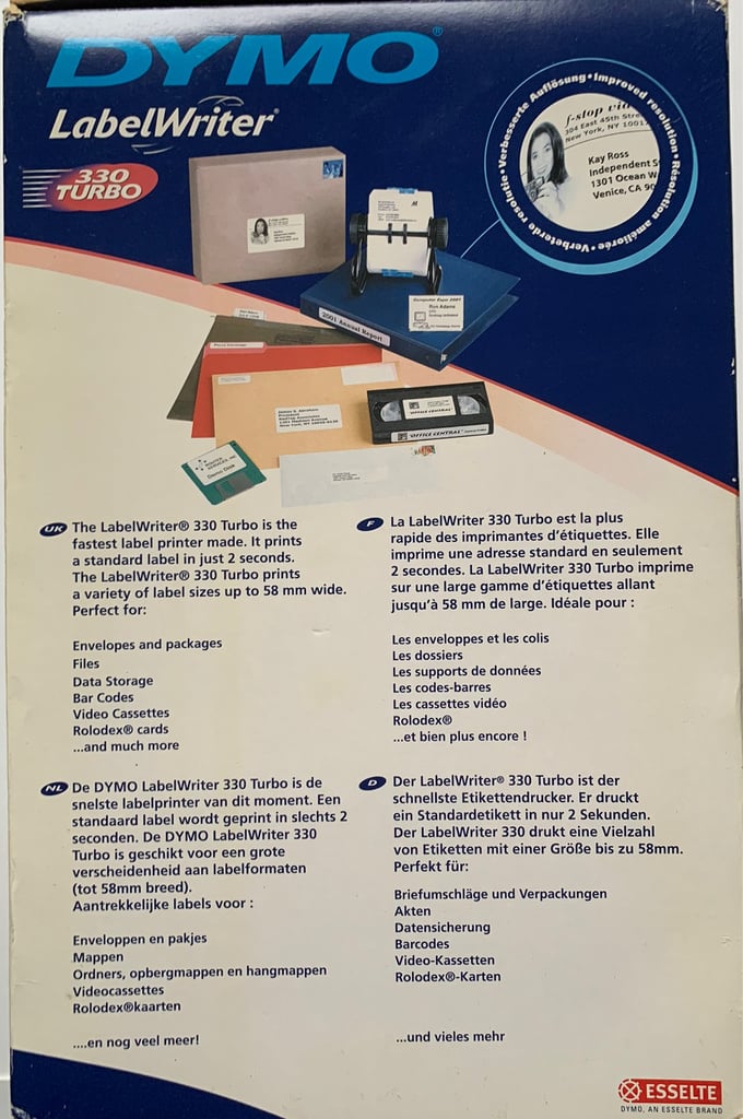 Dymo 330 Turbo Label Writer Boxed, unused | in Rotherham, South ...