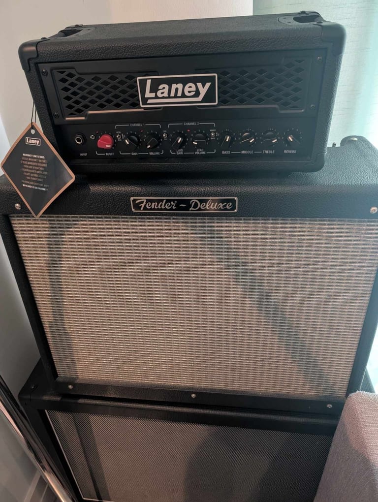 Fender hot rod deluxe, Laney Ironheart Foundry Series Dualtop and a ...