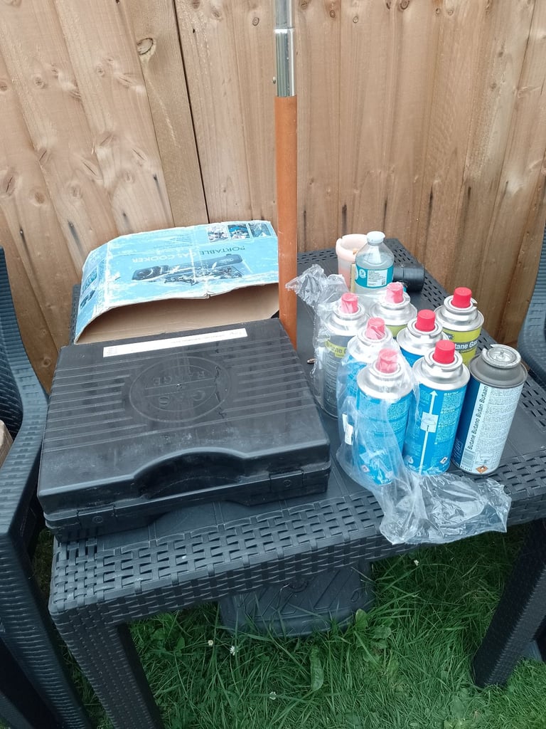 Bright spark portable gas stove+ 9 gas canisters | in Coventry, West ...