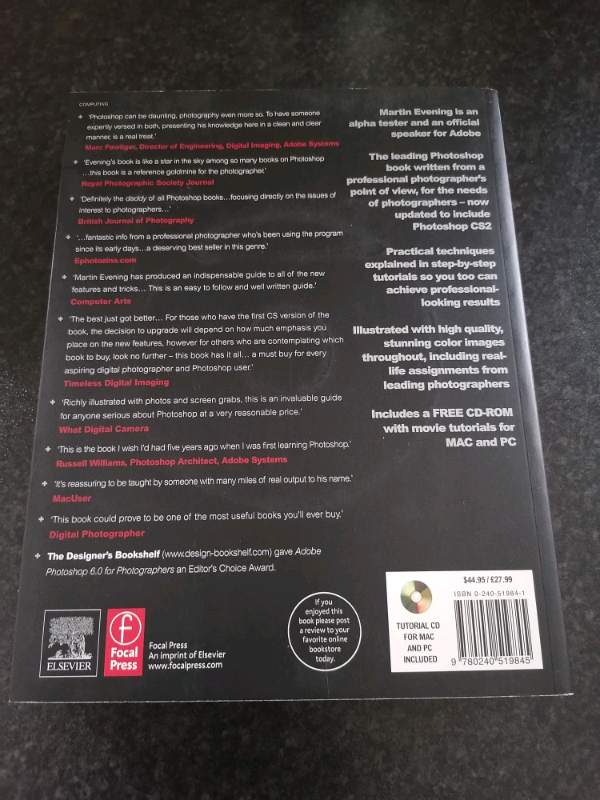 Microsoft Adobe Photoshop CS2 For Photographers Book | in Newton Abbot ...
