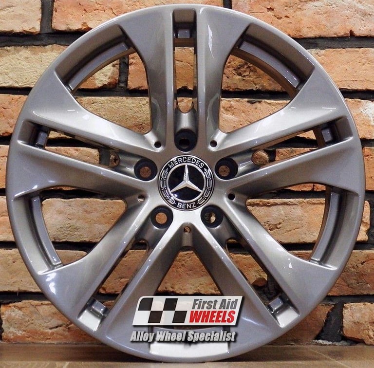 R323G Swap MERCEDES E CLASS W212 4x 17'' GENUINE 5 TWIN SPOKE TITANIUM ...