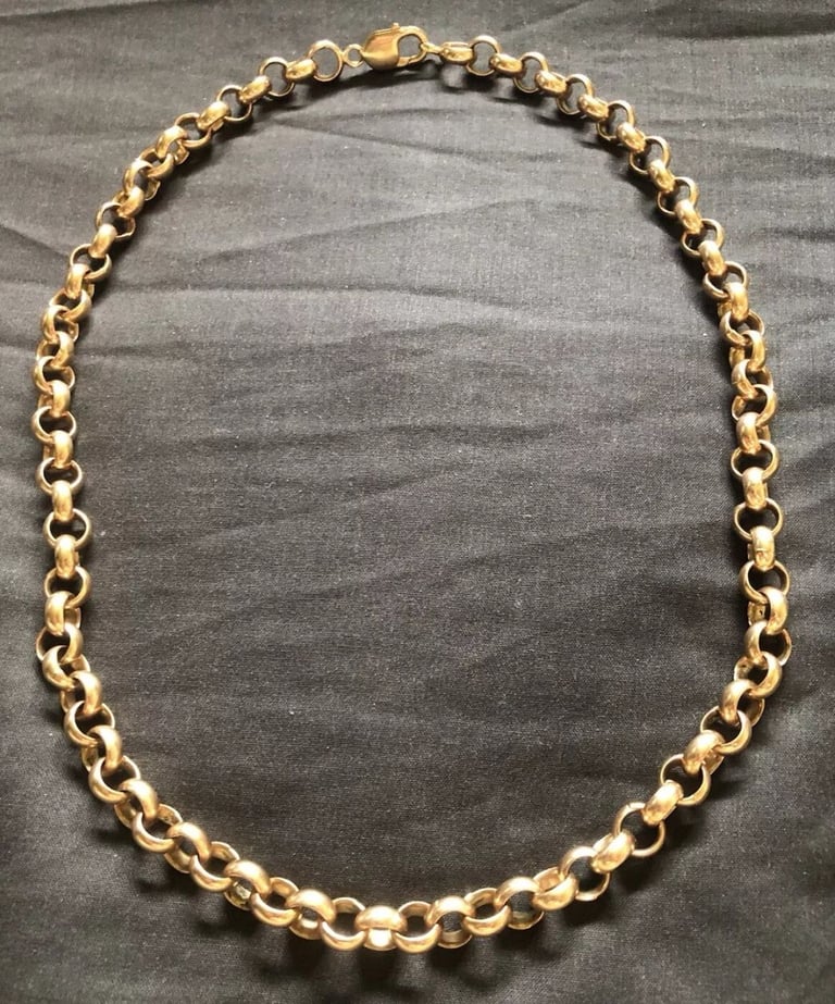 9ct solid gold belcher chain | in Manchester | Gumtree