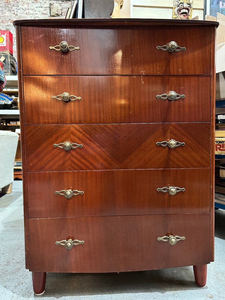 Vintage Tall Chest £70 | in Paisley, Renfrewshire | Gumtree