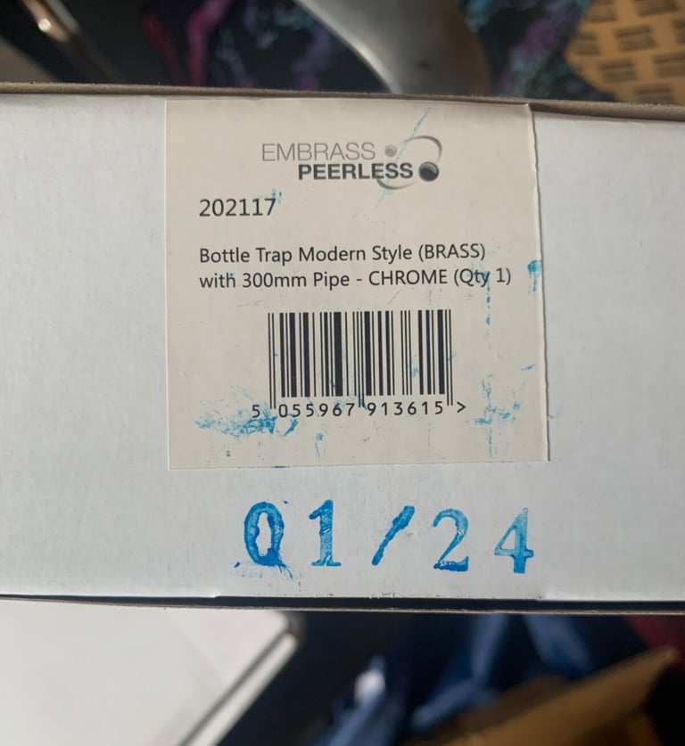 Embrass Peerless - Modern Basin Bottle Trap in Chrome - 202117 | in Coventry, West Midlands ...