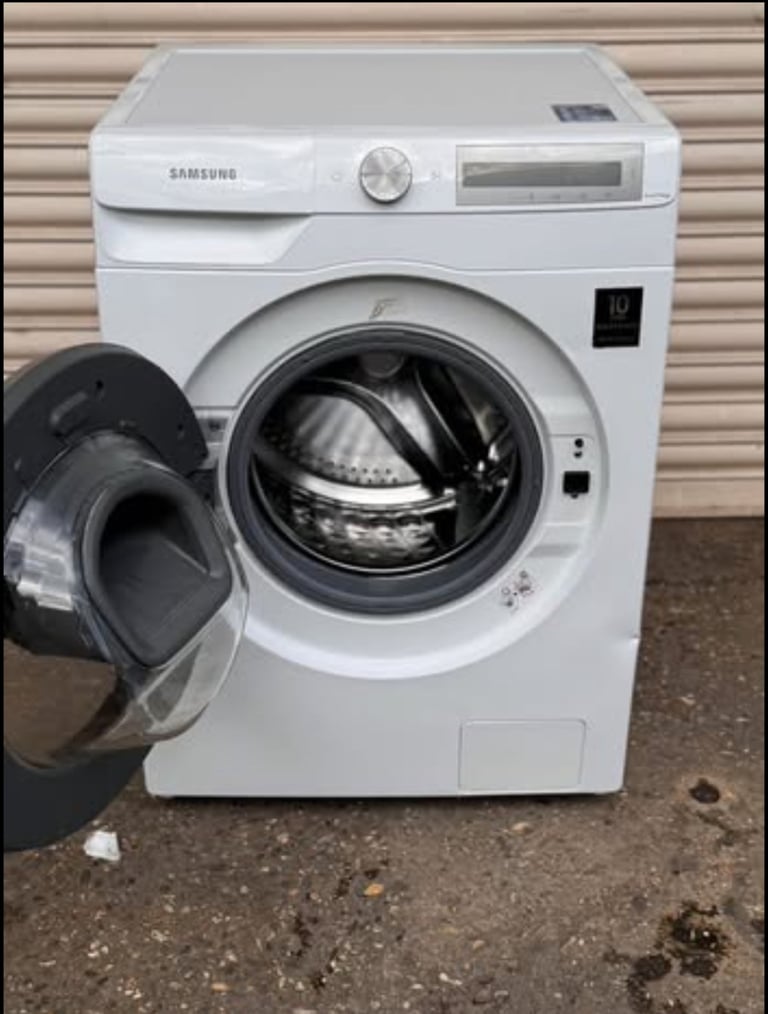 Samsung eco bubble 9kg washing machine 1400rpm auto dose smart 3 months ...