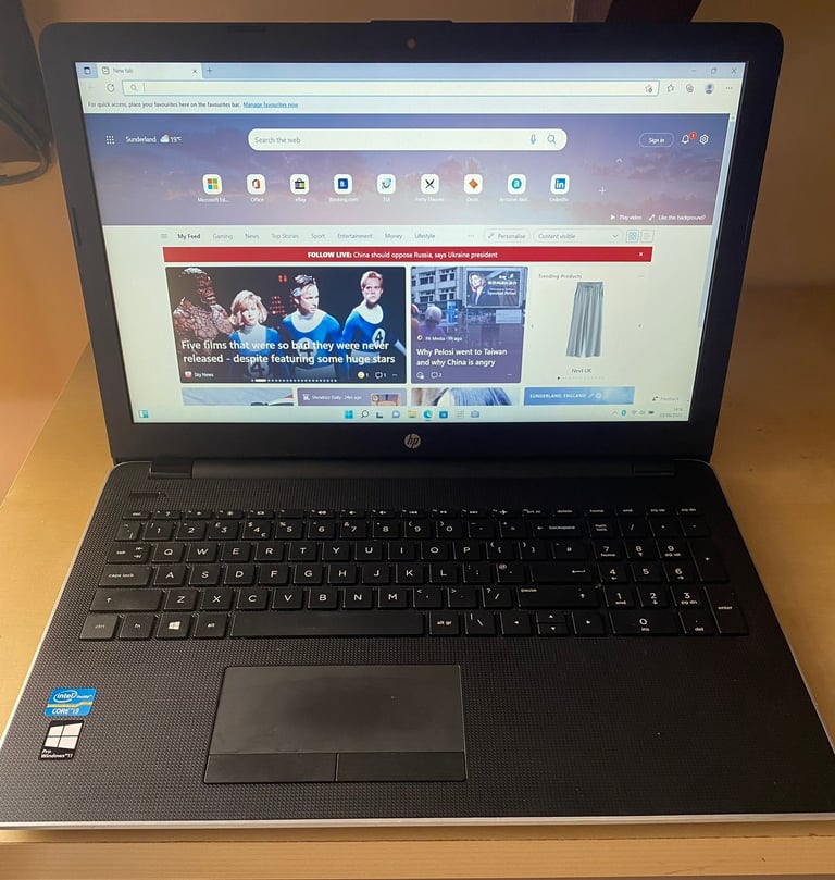Fast i3 8GB Slim HP HD Laptop Massive 2TB (2000GB) Window11,Office | in ...