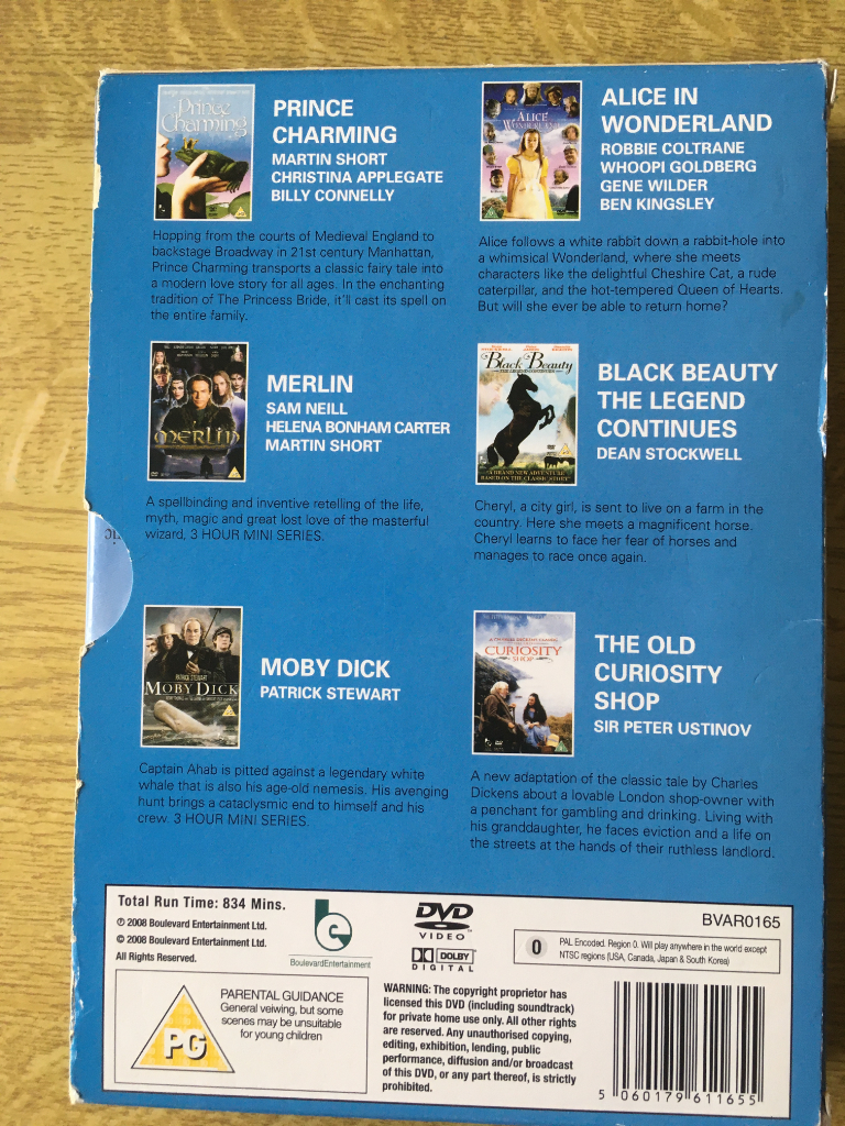 Children's Favourites DVD Box Set 6 Films On 3 Discs ---- Collect | in ...