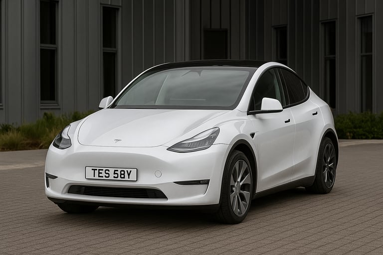 Tesla Tess Tessa Model Y Private Number Plate Registration Reg ...