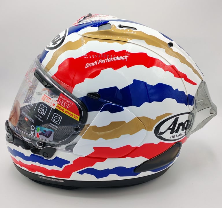 #ARAI RX-7V EVO - MOTORCYCLE HELMET - MICK #DOOHAN JUBILEE RESTYLE ...