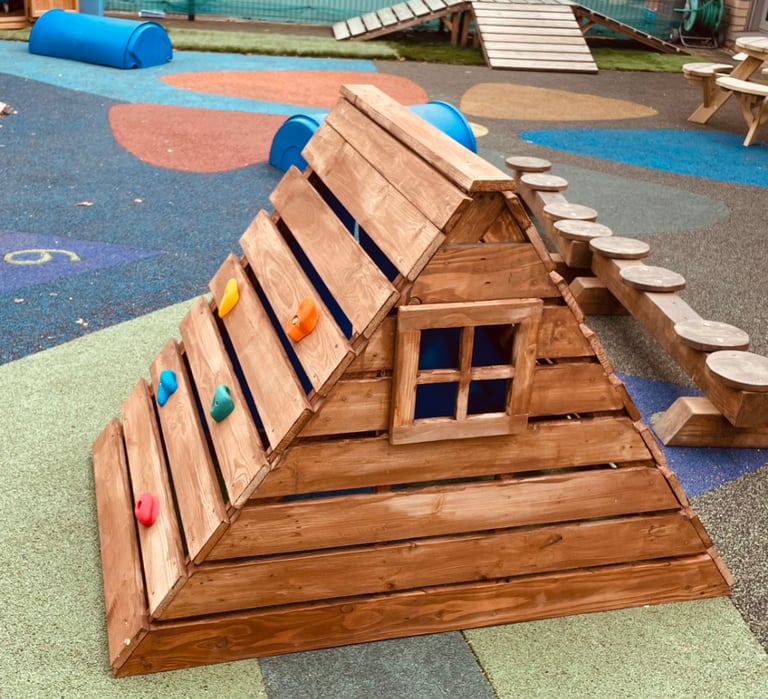 Wooden Handmade Children’s Play Climbing Frame Den | in Lenzie, Glasgow ...