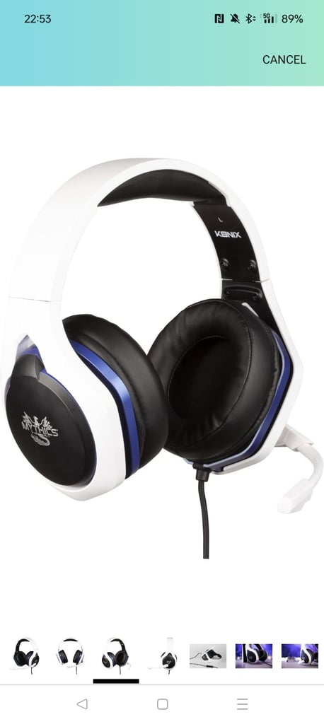4 X Brand New Konix Mythics Hyperion Gaming Headset For Ps5 In