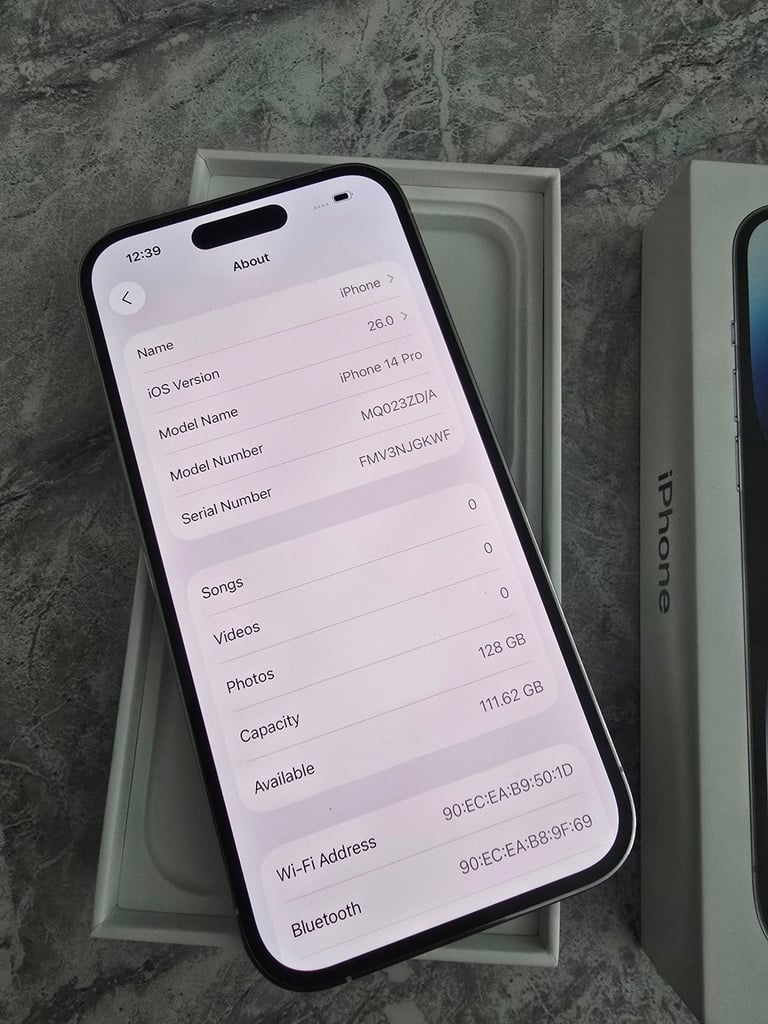 Iphone 14 Pro 128gb white immaculate condition boxed unlocked | in ...