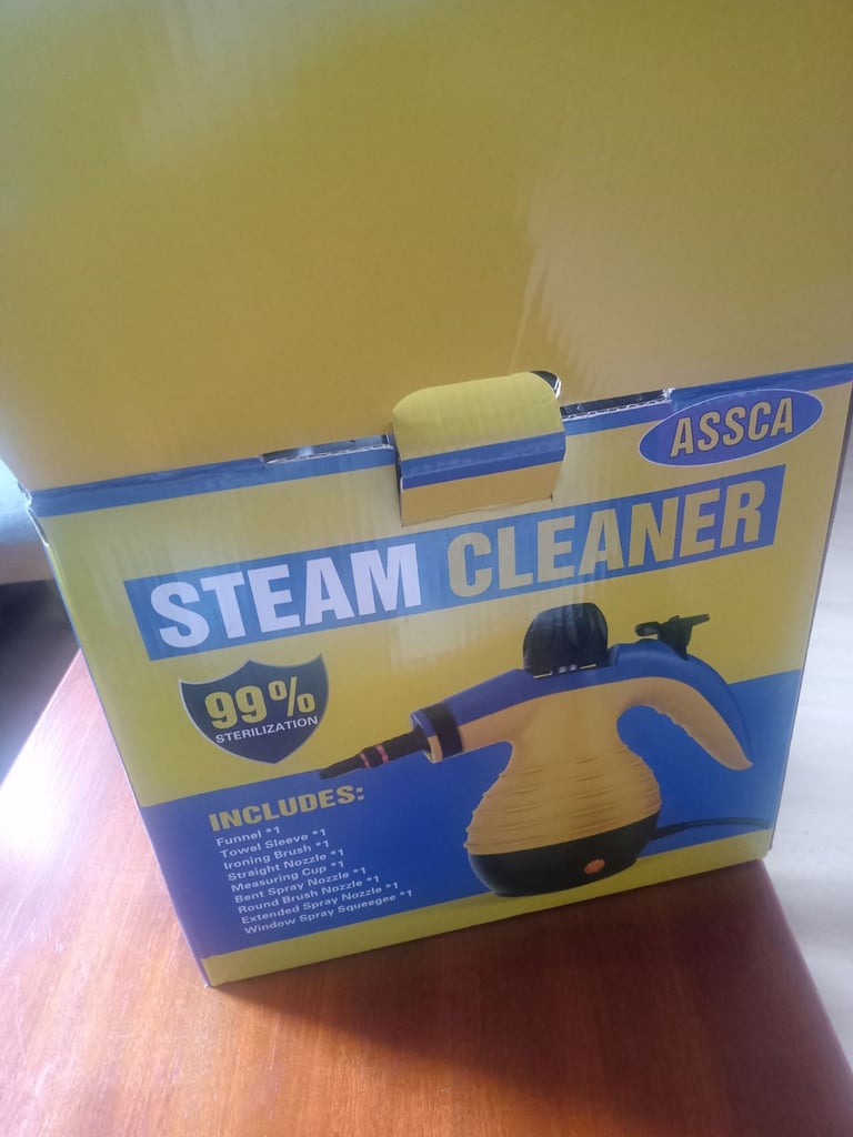 ASSCA Handheld Steam Cleaner 9-in-1 | Portable High Pressure Steamer ...