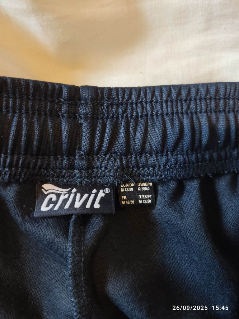CRIVIT Mens Tracksuit Trousers Medium Navy Blue Polyester | in Gosport ...