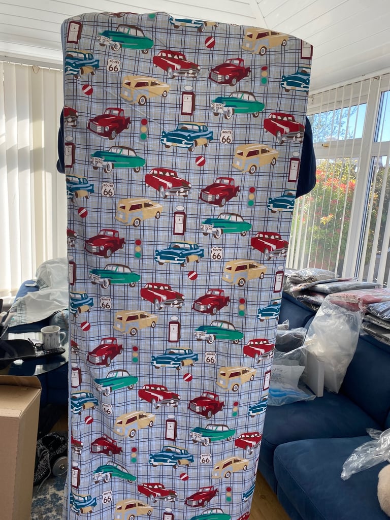 Route 66 cars bedding for 2 single beds complete set and curtains | in ...