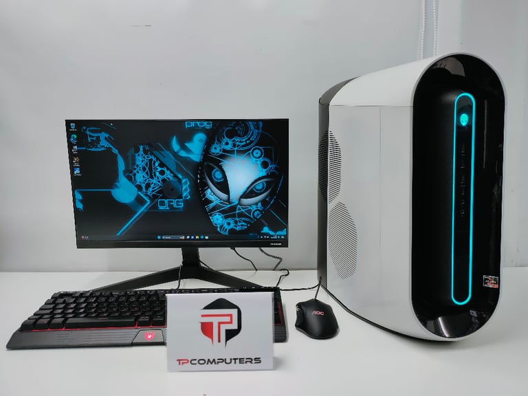 Alienware Aurora R10 Ryzen Edition Gaming Computer PC Setup with ...