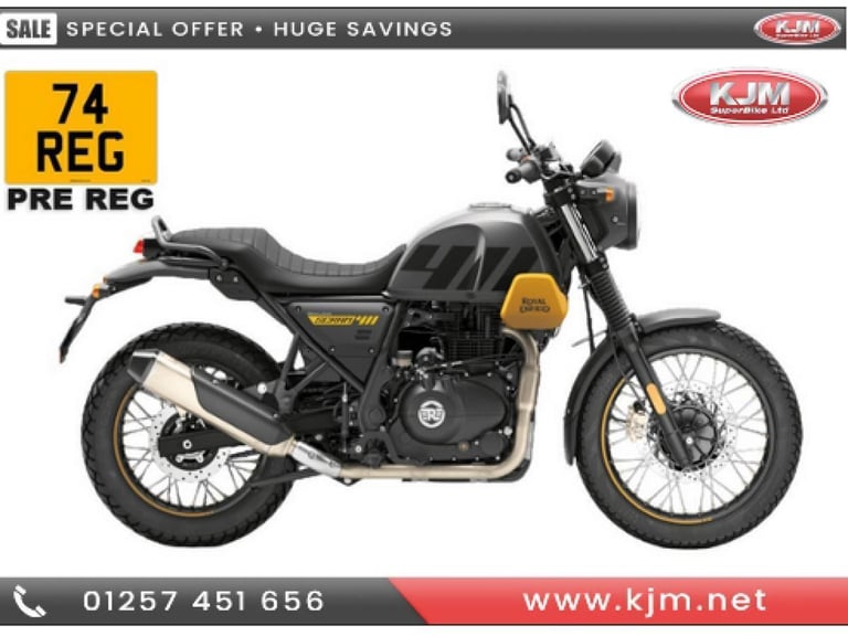 ROYAL ENFIELD SCRAM 411, HUGE SAVING ON PRE REG BIKES CALL KJM ...