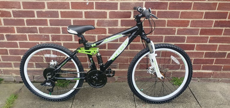 Carrera Detonate 24" wheel kids full suspension mountain bike ages 9-12 ...