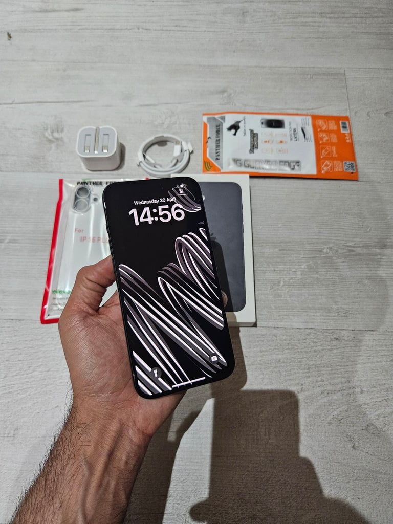 Iphone 16 Plus 5G Bundle 128GB 94% Batt Unlocked 128GB Black Warranty I ...