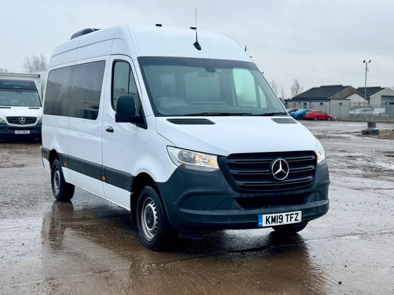 Mercedes Sprinter 314 Minibus MWB Automatic Ulez 9 seater Van Bus NO ...