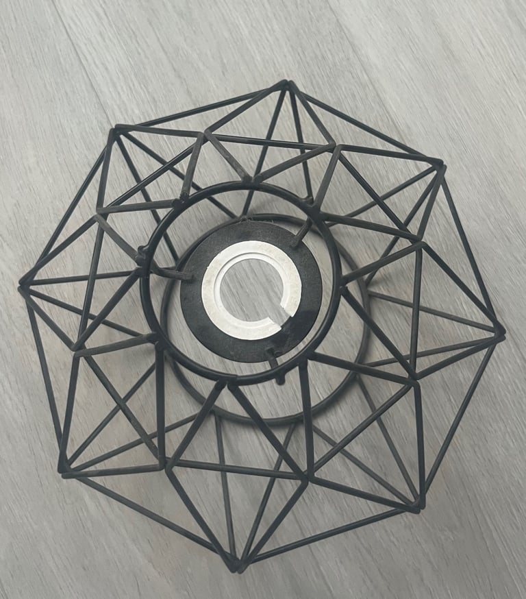 Black metal light shade | in St Columb, Cornwall | Gumtree