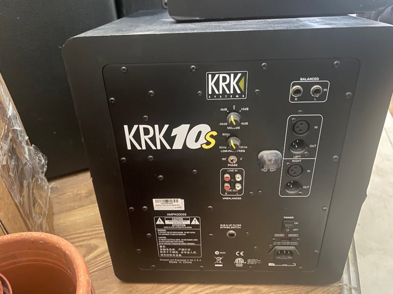 KRK 10s subwoofer and 2x Rokit RPG2 8 monitors | in Ystrad Mynach ...