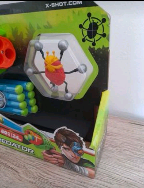 Zuru XShot Bug Attack Predator Blaster Foam Bullets New | in Erdington ...