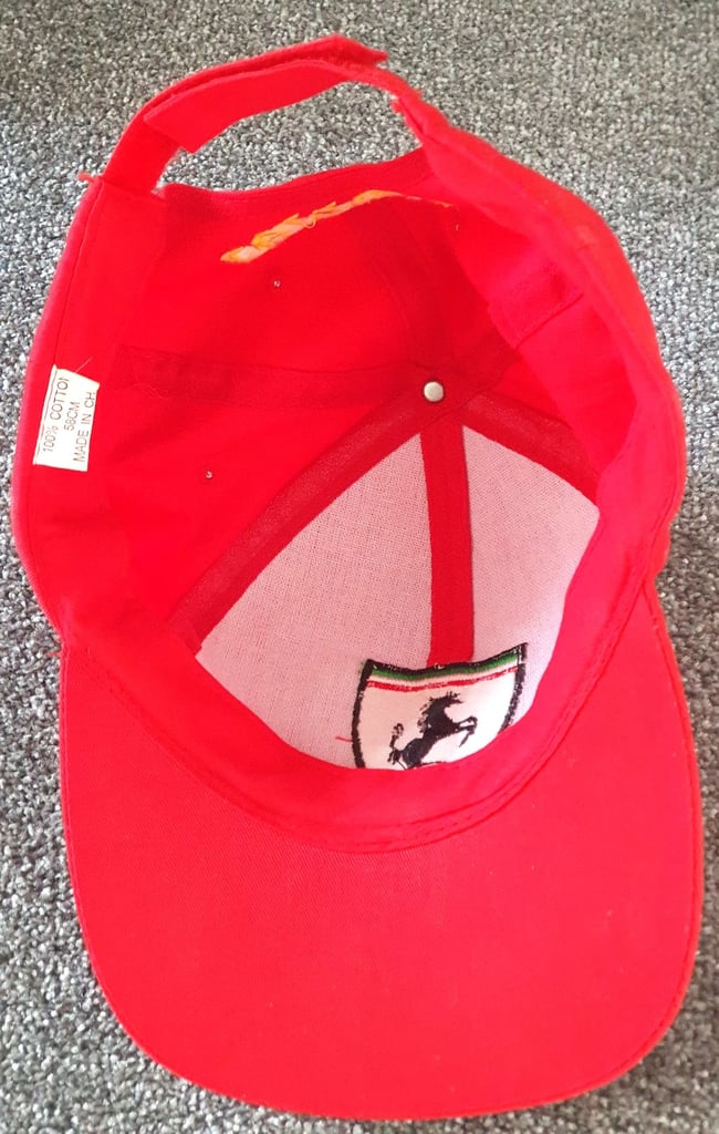 Ferrari Vintage 1990s Cap, Hat, Formula One, F1, Red, Scuderia Ferrari ...