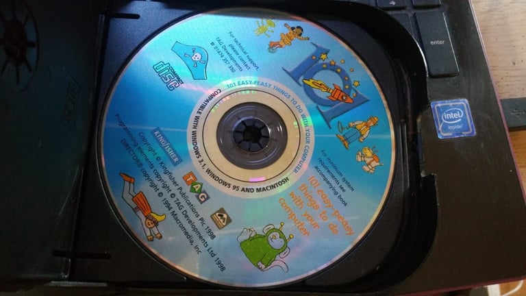 6 CD-Rom's Clip art Lables etc comes in black plastic case | in Pontypridd, Rhondda Cynon Taf ...