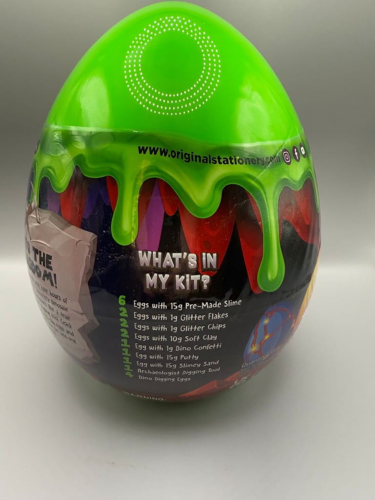 Dinosaur Slime Egg Kit, Dig Discovery For Kids | in Cinderford ...