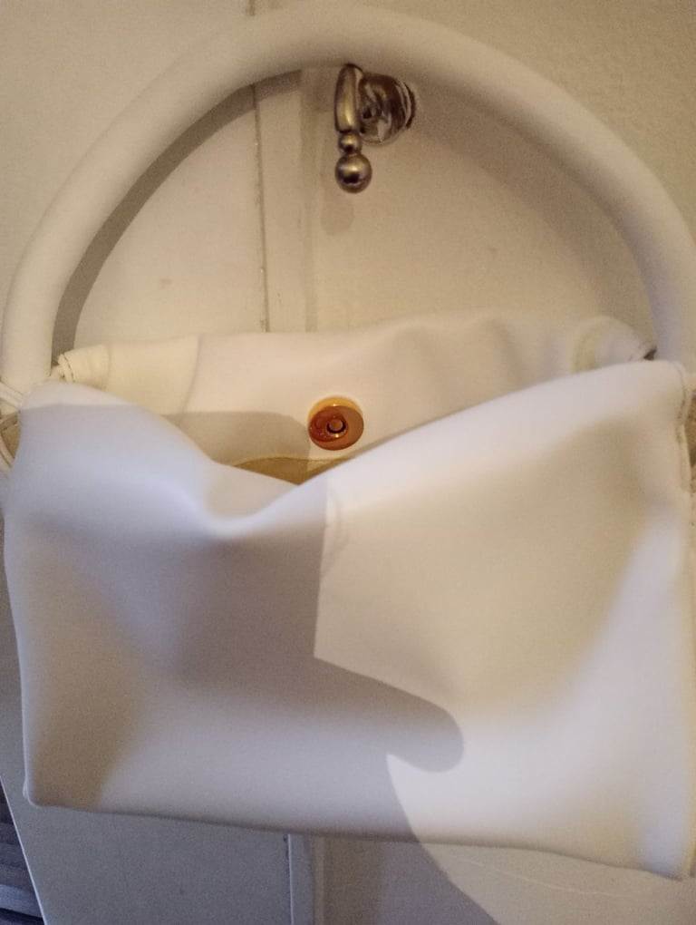 Womens hand bag white colour with long handle | in Newham, London | Gumtree