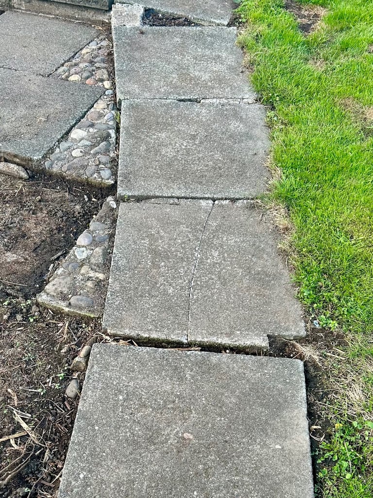 2x2 concrete garden slabs -25 | in Methil, Fife | Gumtree