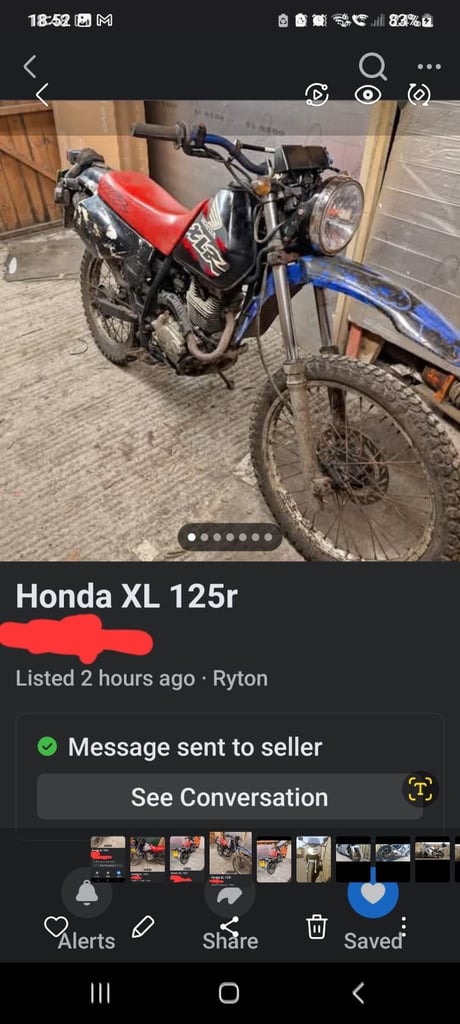 Honda, XLR, 2001, 124 (cc) | in Newcastle, Tyne and Wear | Gumtree