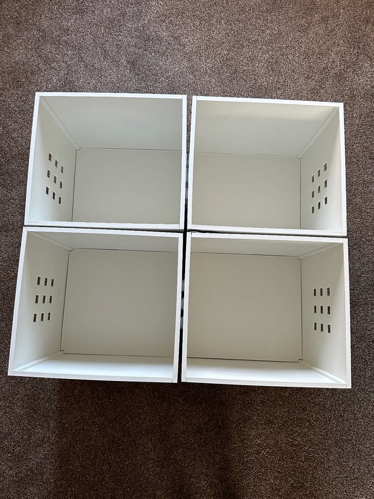 IKEA Kallax Lekman discontinued storage cube box x 4 | in Bolton ...