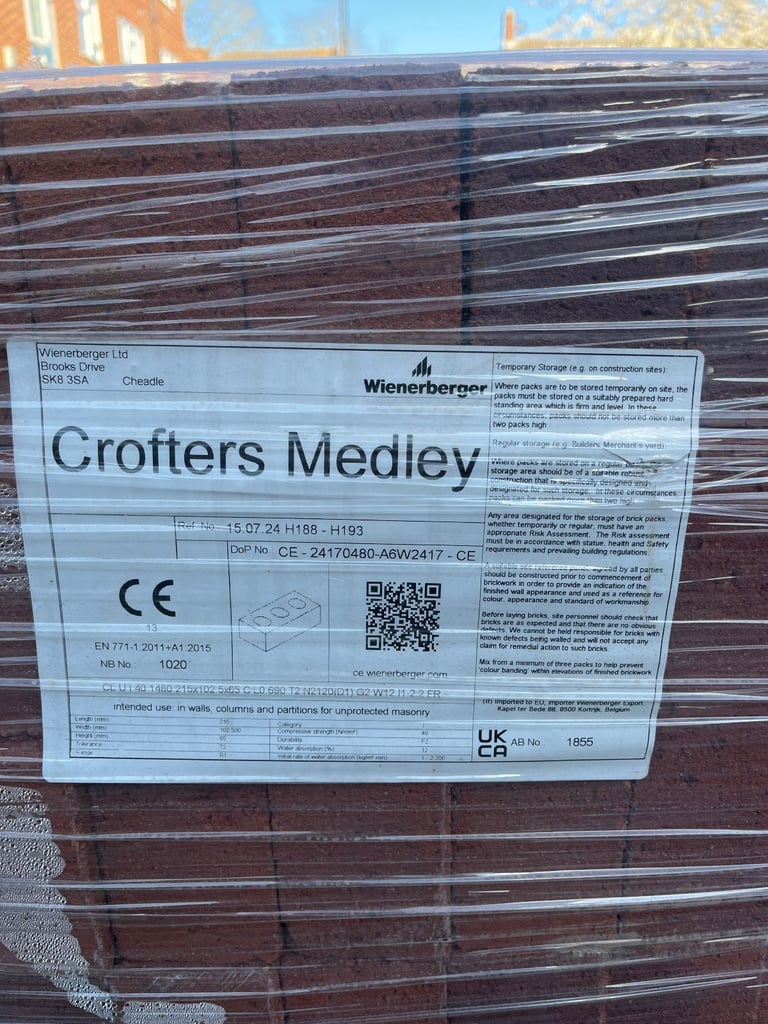 Wienerberger Crofters Medley Wirecut Facing Brick Pack of 400 | in ...