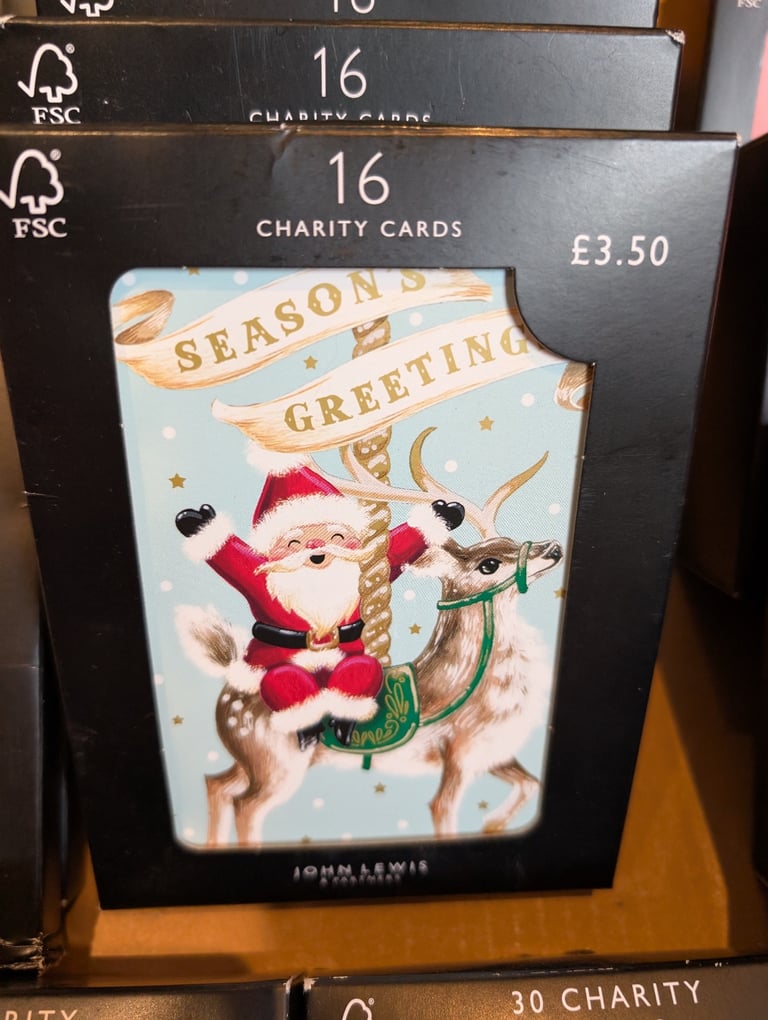 Christmas Cards - John Lewis Charity FSC 20 x Boxes of Christmas Cards ...