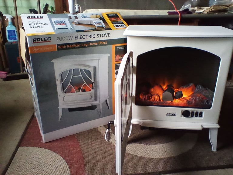 ARLEC 2000 w electric stove fire heater with realistic flame Effect in ...