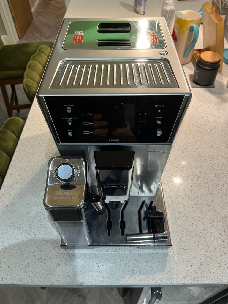 DELONGHI Prima Donna Class ECAM550.75.MS Smart Bean to Cup Coffee ...