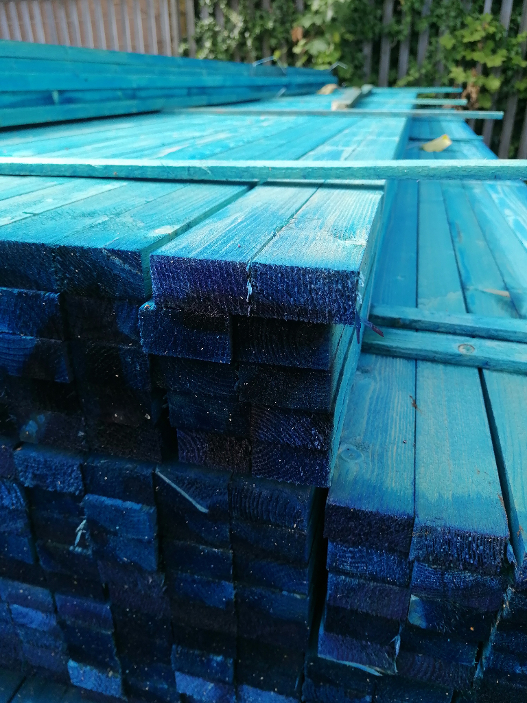 Timber roofing battens blue strapping ( roof batten joists 25mm x 50mm ...