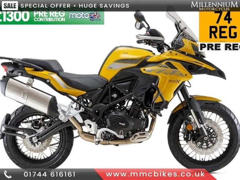 BENELLI TRK 502X ADVENTURE BIKE RIDE ON A2 LICENSE GREAT TOURING ...